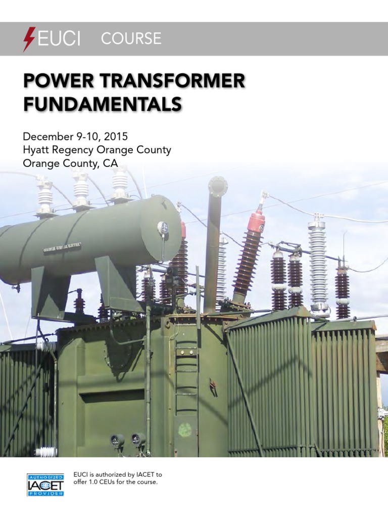 Power Transformer Fundamentals: Course | PDF | Transformer | Electrical ...