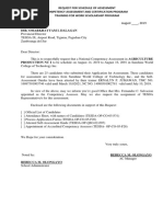Letter of Appointment | PDF | Industrial Gases | Welding