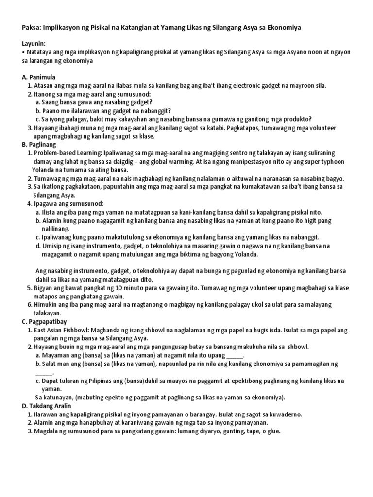 Lesson Plan For Grade 7 AP | PDF