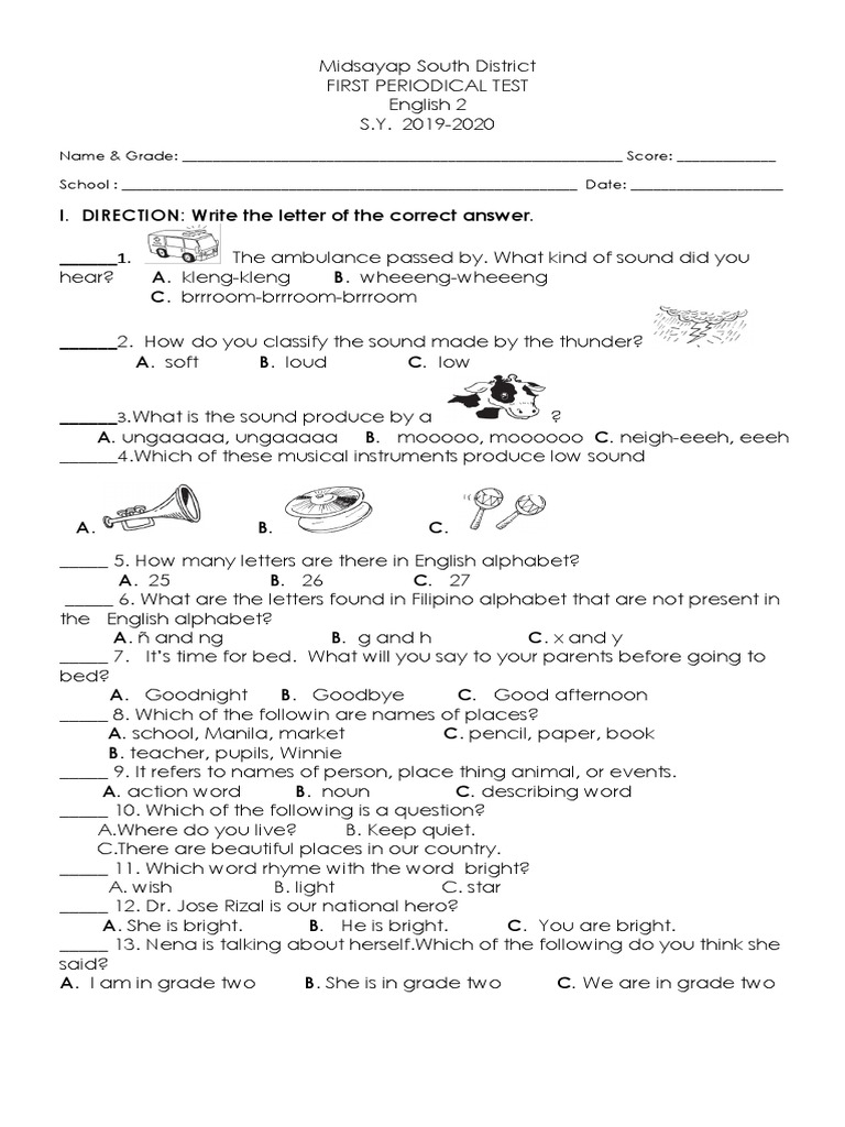 English 2 (First Grading) | PDF | Noun