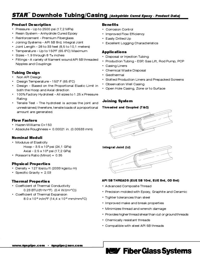 Downhole Tubing/casing | PDF | Casing (Borehole) | Young's Modulus