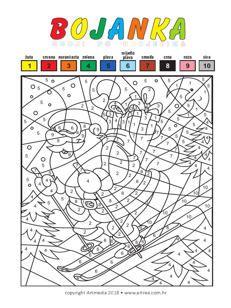 Bojanka Brojevi | PDF