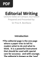 Editorial Writing Examples | PDF | Reality | Reason