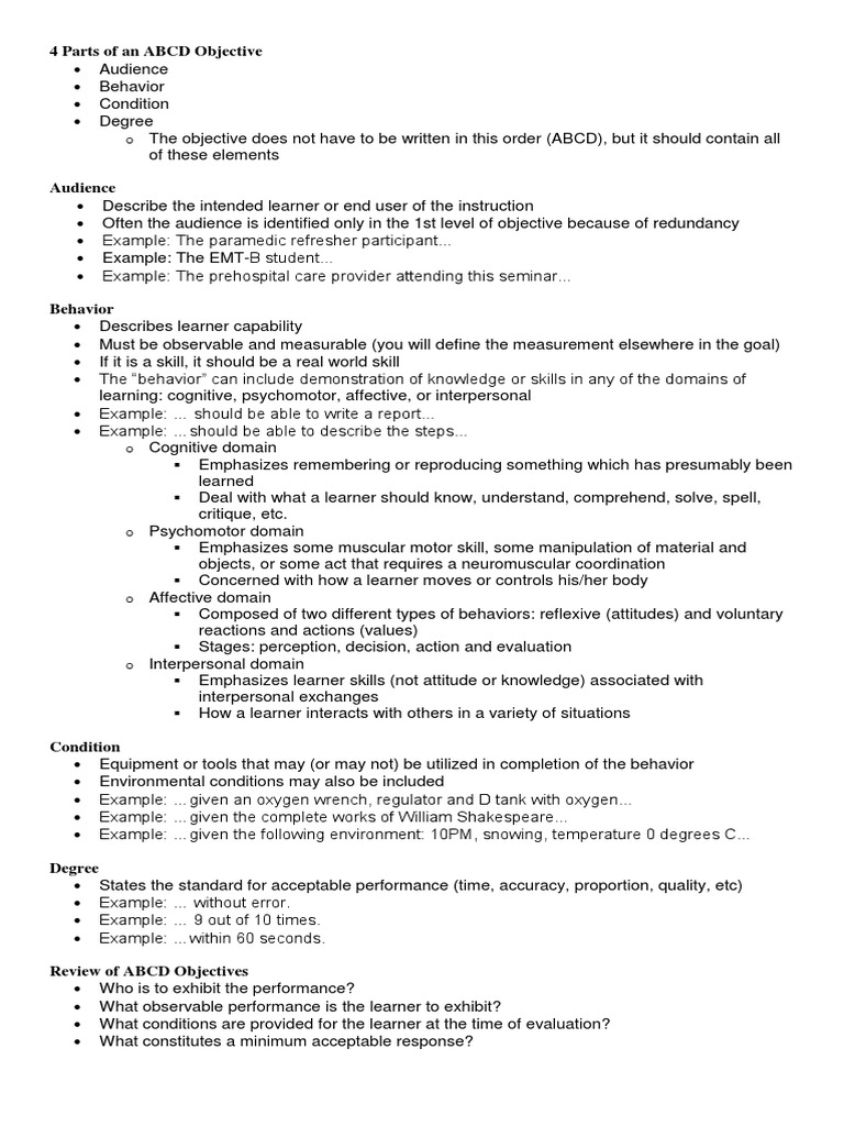 Abcd Lesson Plan | PDF | Attitude (Psychology) | Affect (Psychology)