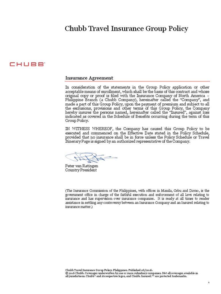 Chubb Insurance | PDF | Liability Insurance | Insurance