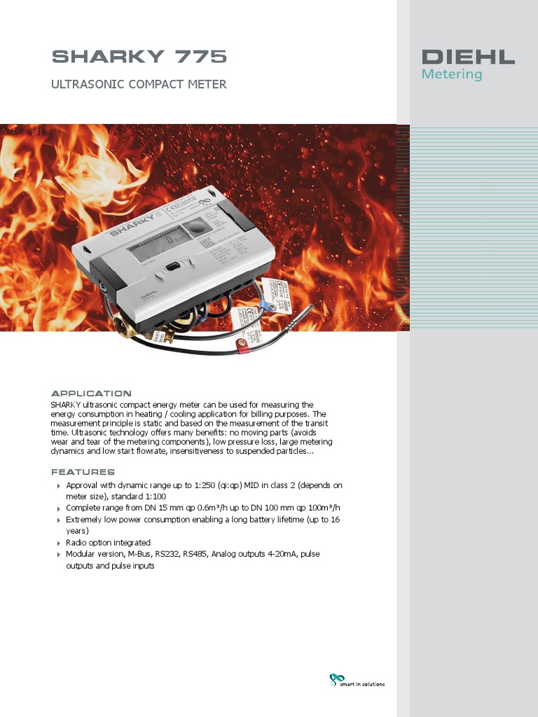 Sharky 775 | PDF | Flow Measurement | Power Supply
