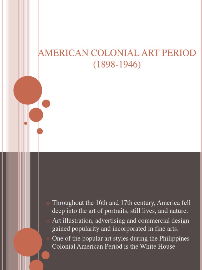 American Colonial Art in the Philippines | PDF | Art Nouveau | Aesthetics