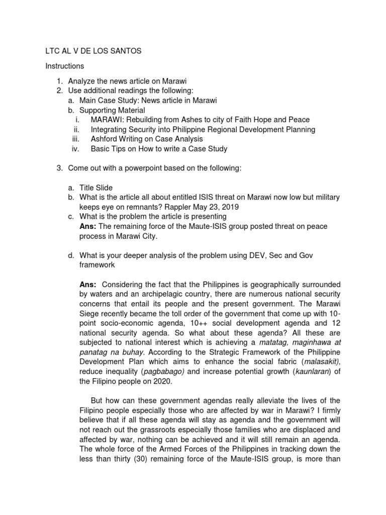 Ans: The Remaining Force of The Maute-ISIS Group Posted Threat On Peace ...