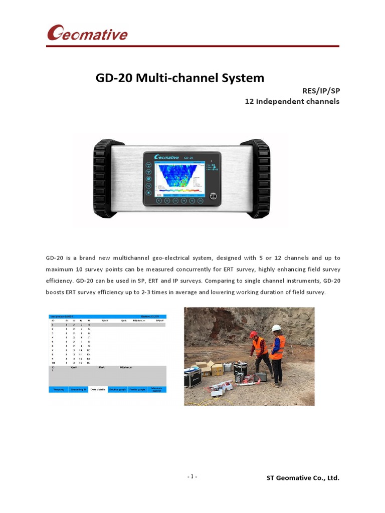GD-20 Series Introduction | PDF | Cable Television | Global Positioning ...