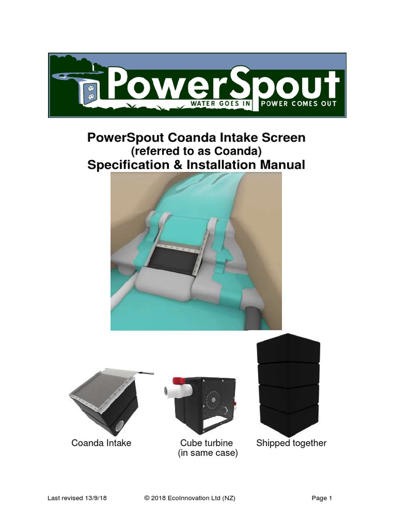 Coanda Intake Screen | Download Free PDF | Hydroelectricity | Concrete