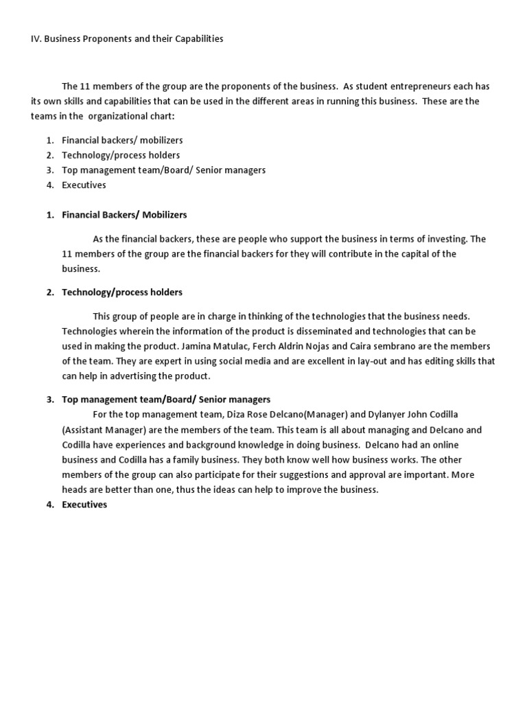 Financial Backers/ Mobilizers | PDF | Career & Growth