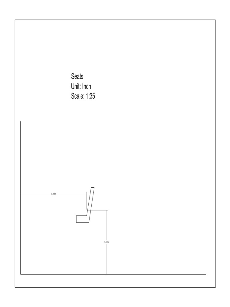 1:35 Scale Seat Dimensions in Inches | PDF | Career & Growth