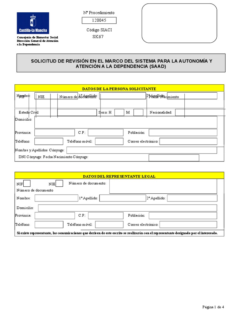 Solicitud Revisión Dependencia | PDF | Bienestar | Medicina