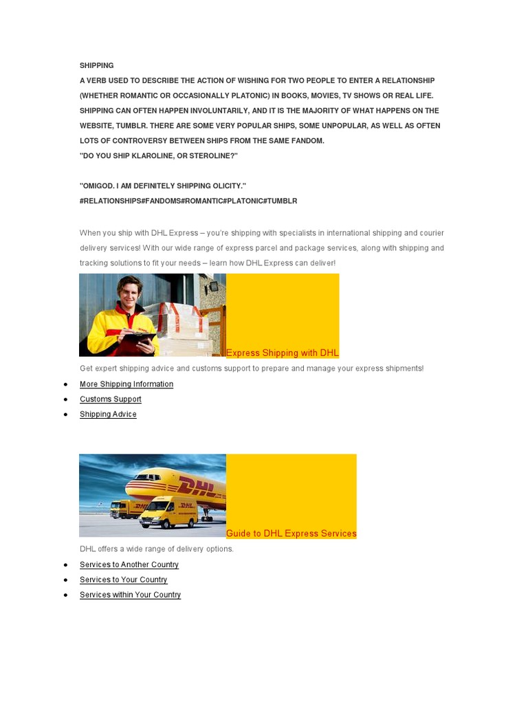 Understanding the Complex World of Shipping Relationships Through ...