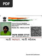 Pancard Back Side | PDF