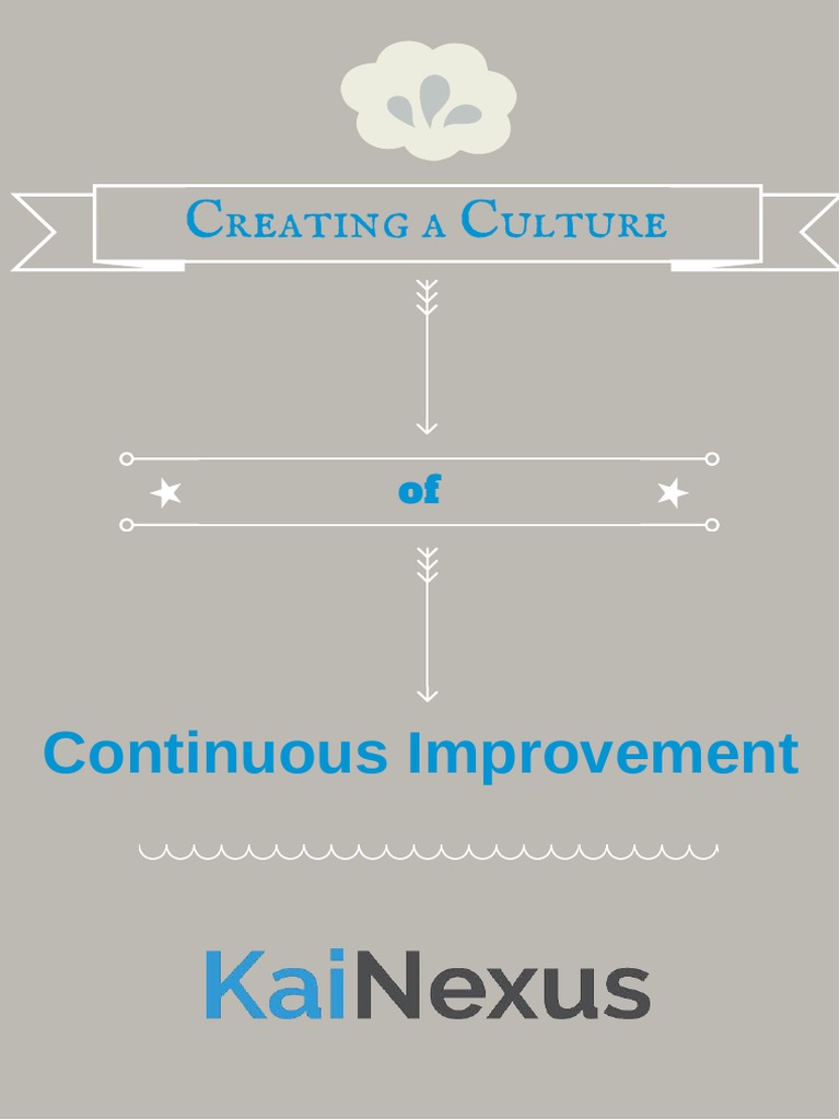 Creating A Culture: Continuous Improvement | PDF | Leadership ...