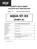 MSDS for Aquadest by PT. Smart-Lab | PDF | Science & Mathematics