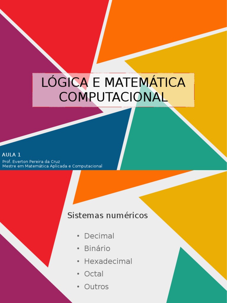 Lógica e Matemática Computacional - Base Numérica Decimal | PDF ...
