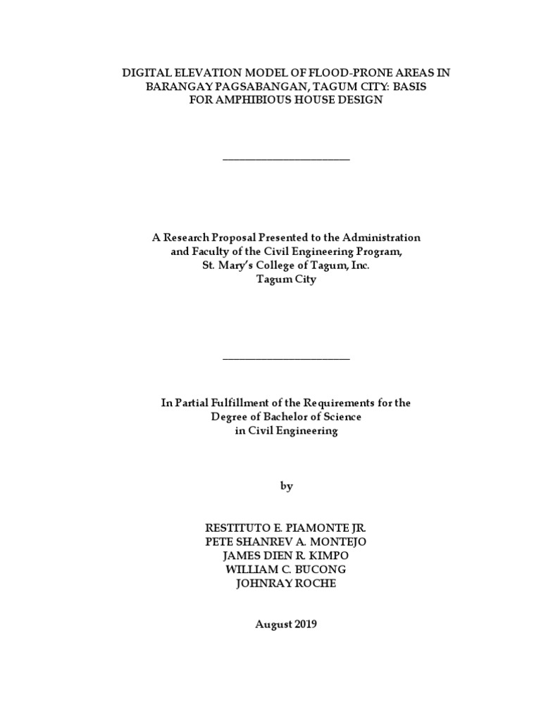 Thesis | PDF | Flood | Geographic Information System