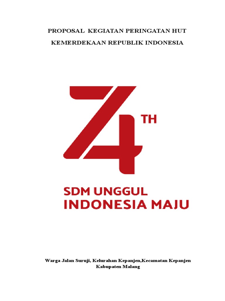 Proposal Agustusan | PDF