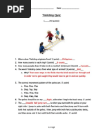 Rubrics in Folk Dance | PDF