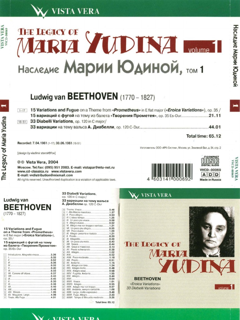 The Legacy of Maria Yudina | PDF