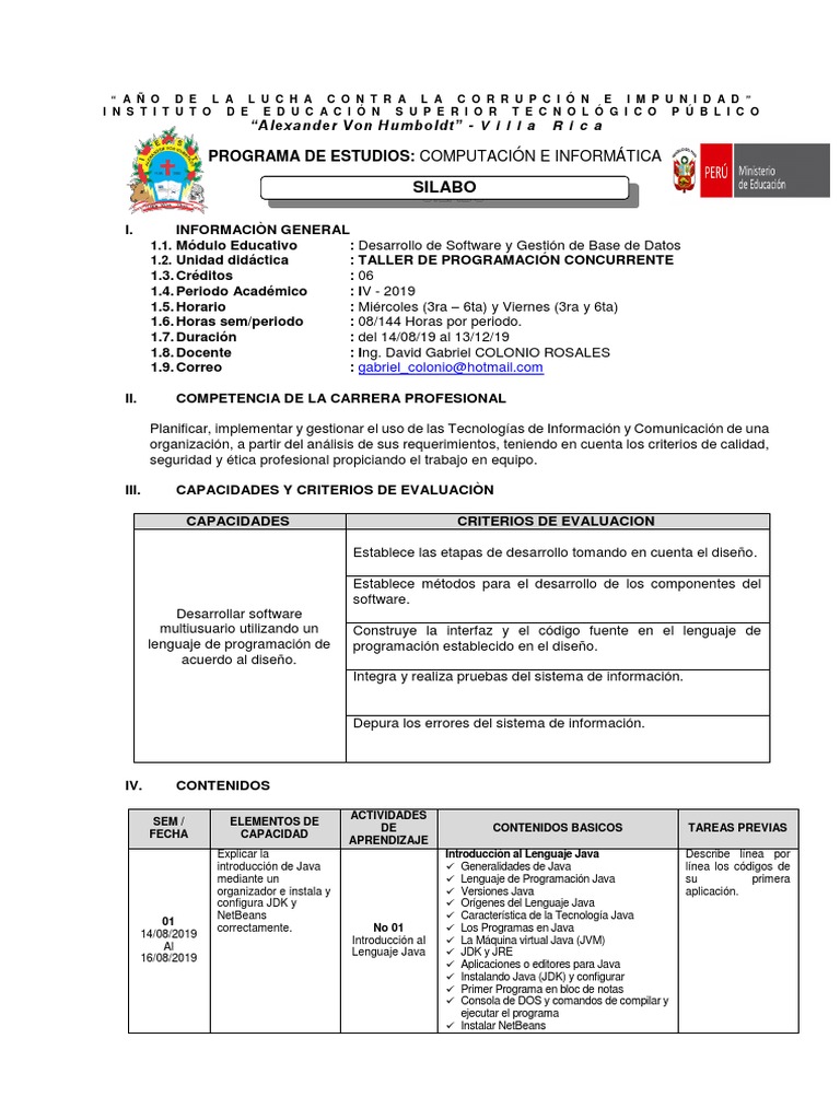 Taller de Programación Concurrente | PDF | Java (lenguaje de programación) | Programación ...