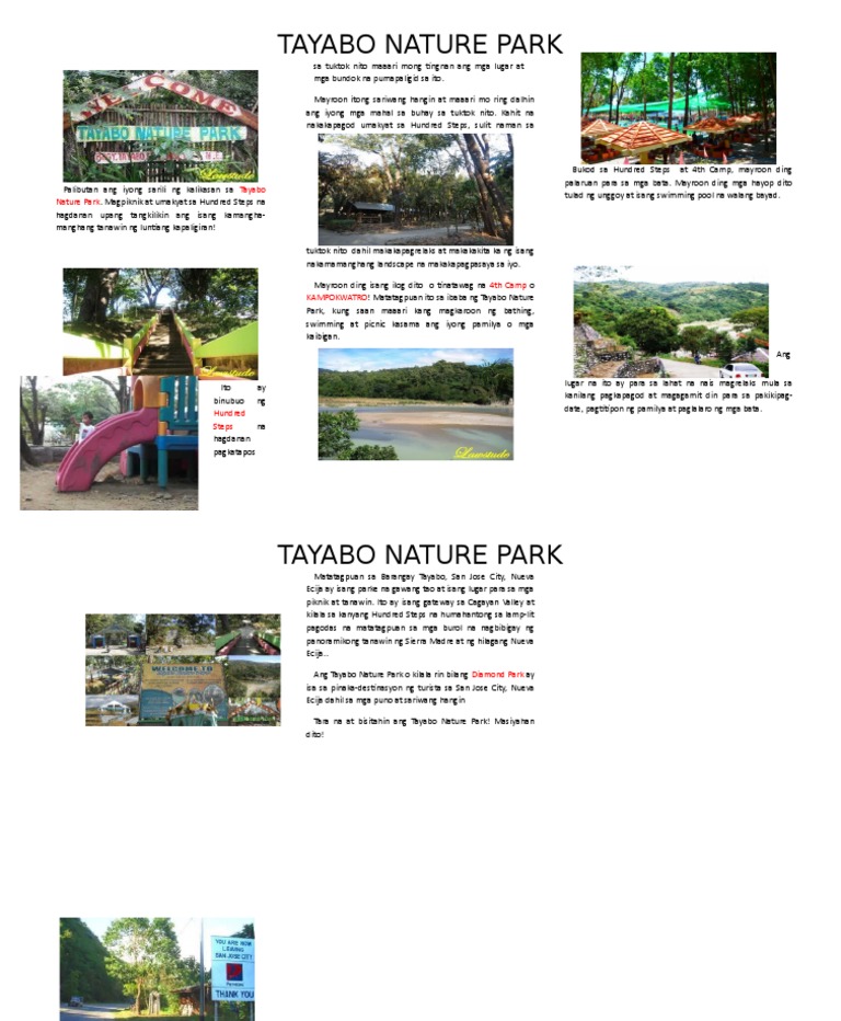 Tayabo Nature Park | PDF