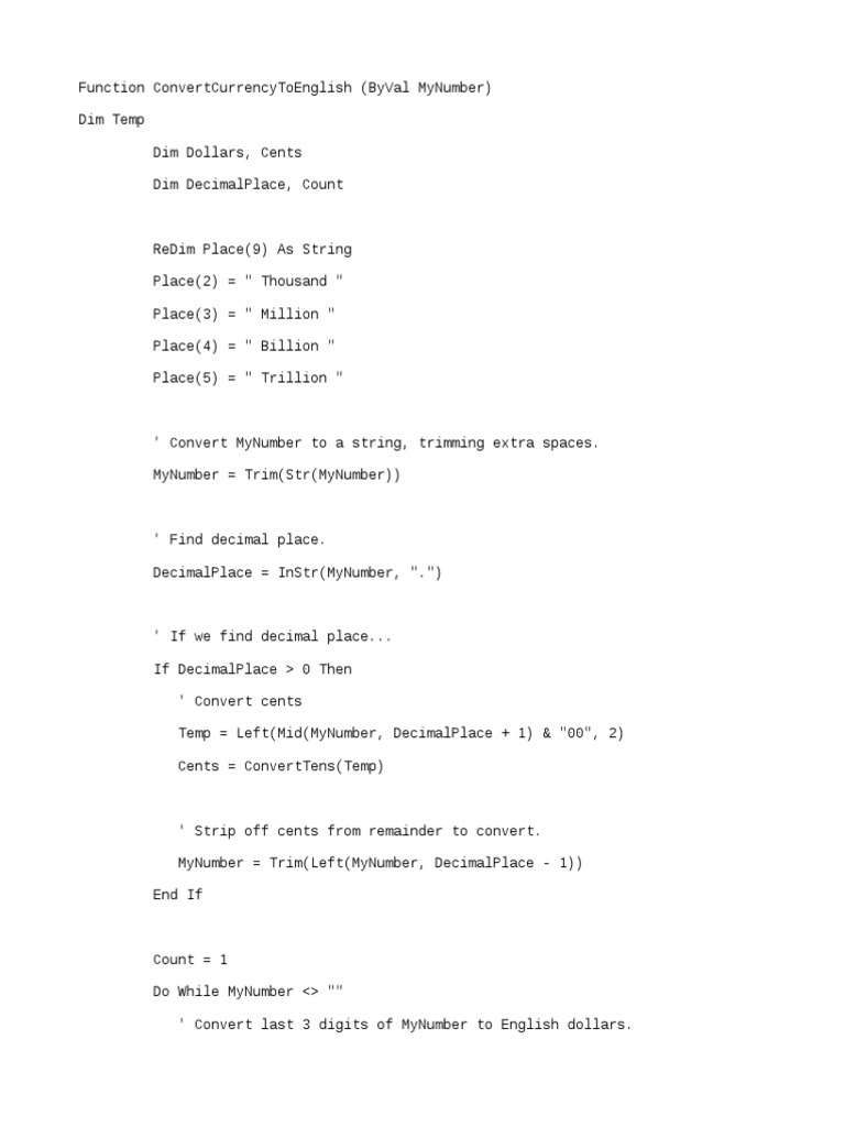 Convert Currency To English | PDF | Foreign Exchange Market | Currency