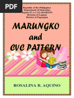 Marungko Booklet 1 | PDF