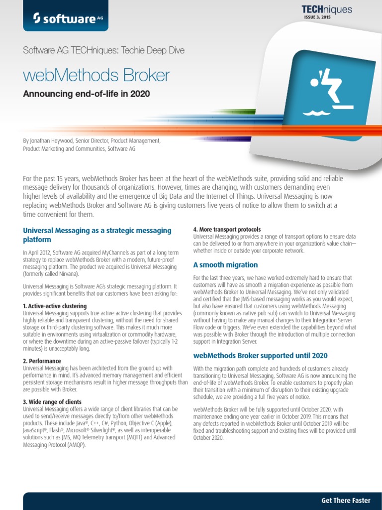 SAG WebMethods Broker TECHniques | PDF | Areas Of Computer Science | Computing