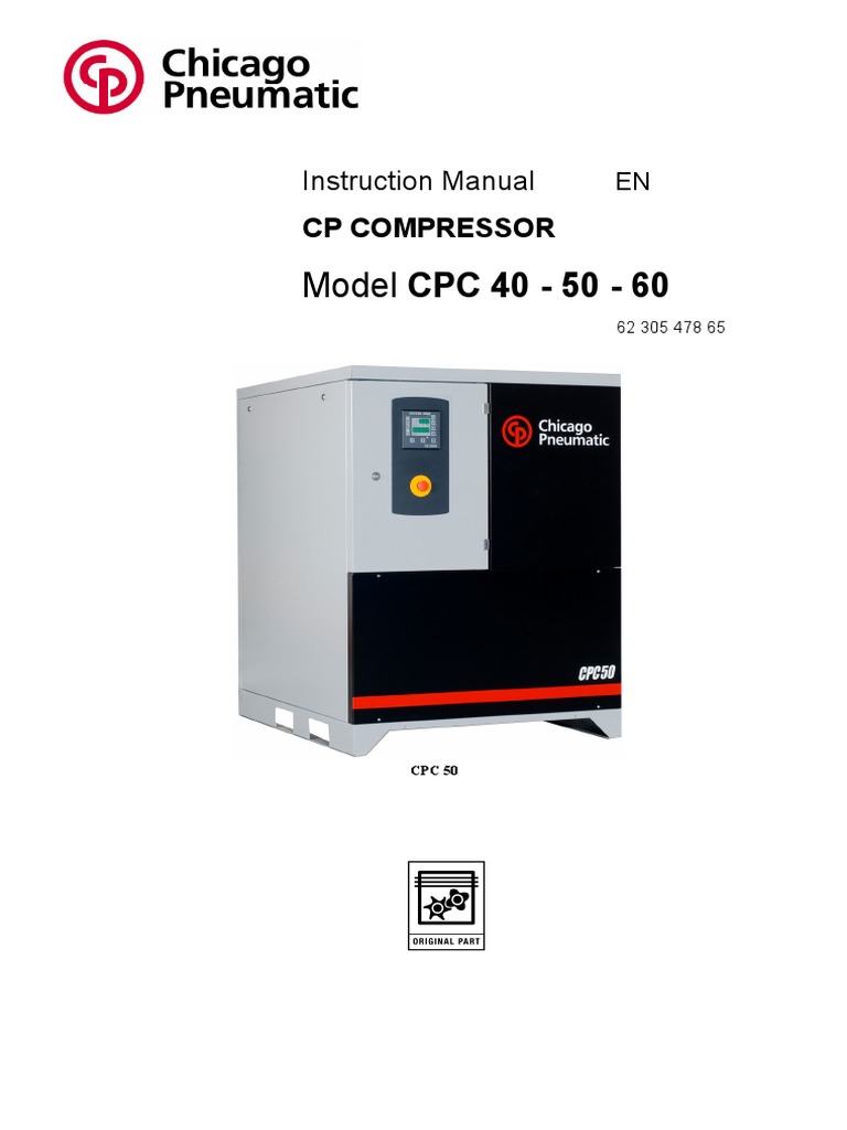 Instruccion Manual Compresor CPC 40 - 50 - 60 | PDF | Electrical ...