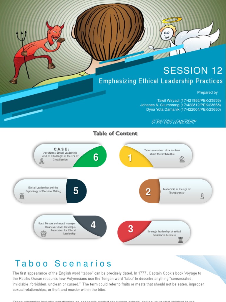Chapter 12 Ethical Leadership Rev2 | PDF | Leadership | Risk