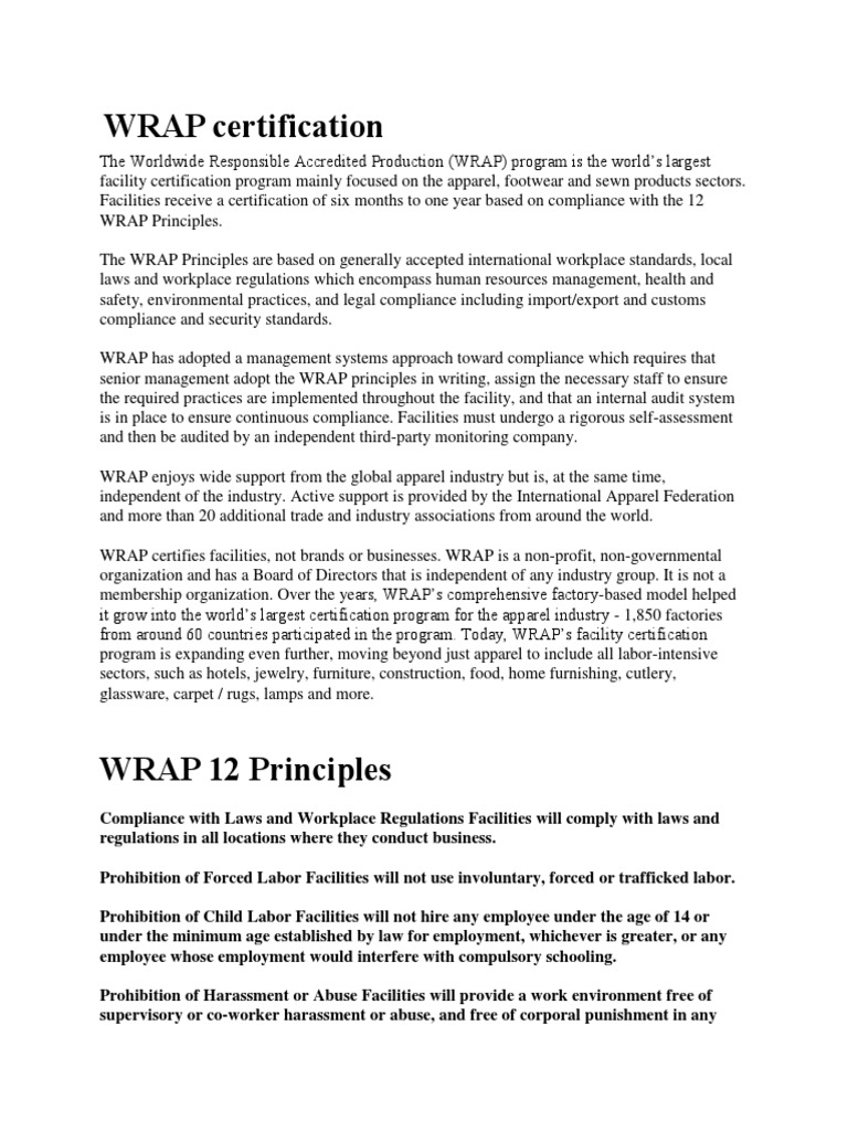 WRAP | PDF | Employment | Social Institutions