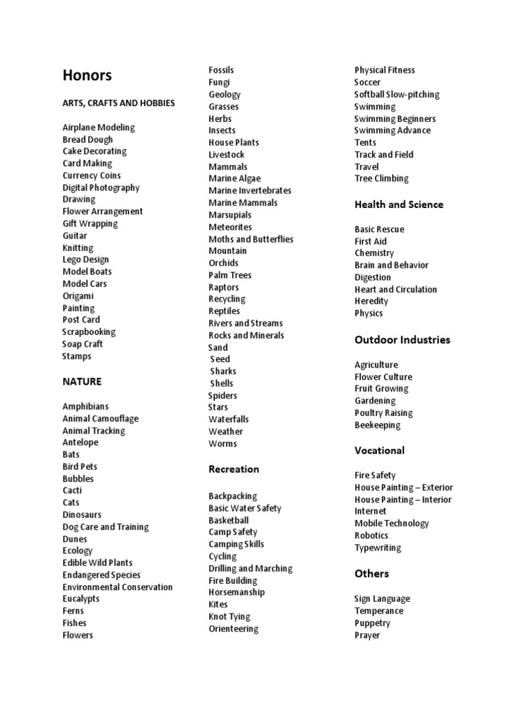 Pathfinder Honors | PDF | Mammals | Plants