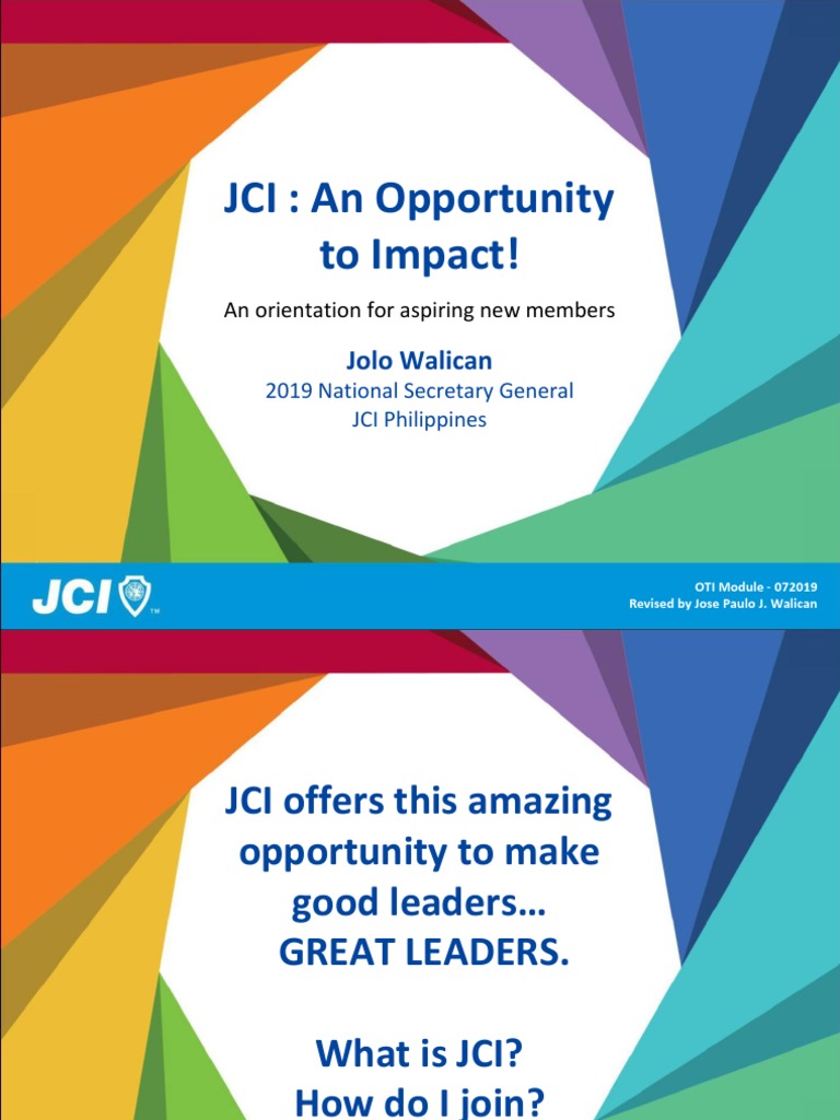 Join JCI: Empowering Young Leaders | PDF | Luzon | Philippines