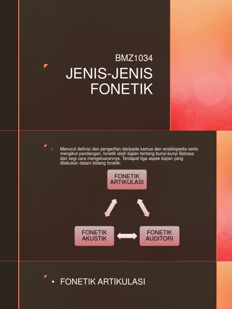 Jenis-Jenis Fonetik | PDF | Seni & Disiplin Bahasa