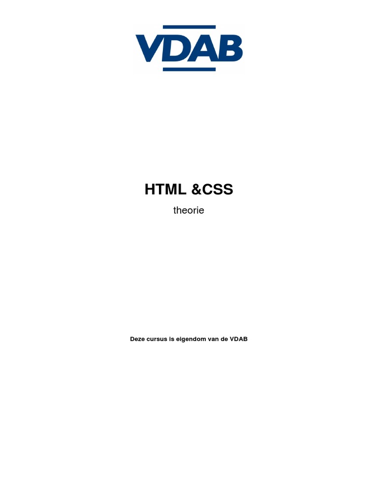 HTML5 CSS3 | PDF