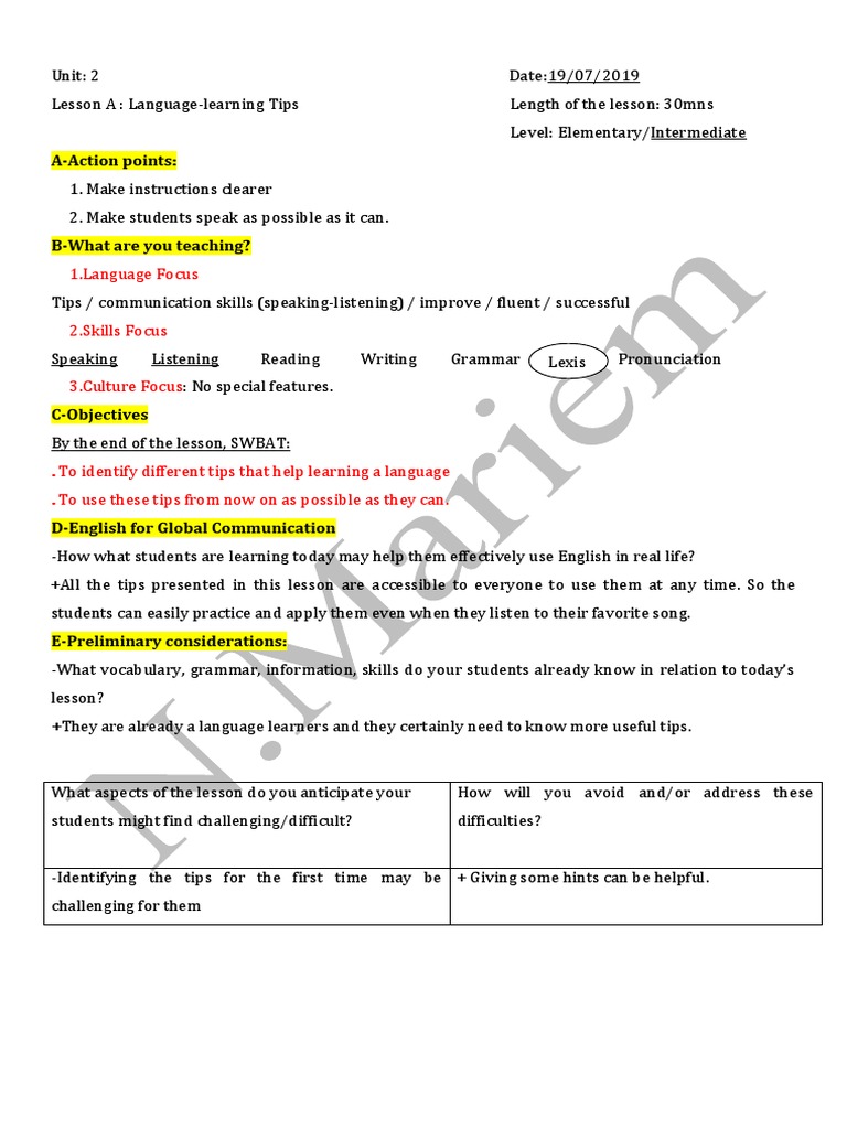 Language Learning Tips for Success | PDF