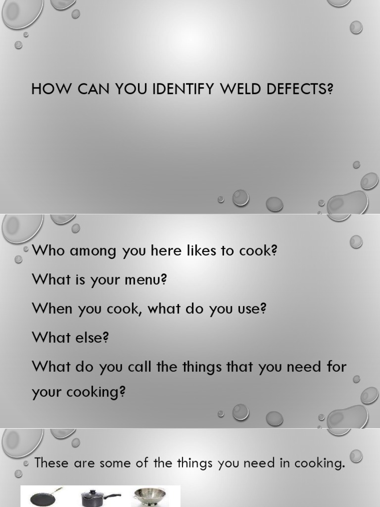 IDENTIFY WELD DEFECTS | PDF | Welding | Construction
