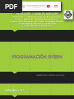 Investigación de Operaciones Programación Entera | PDF | Programación ...