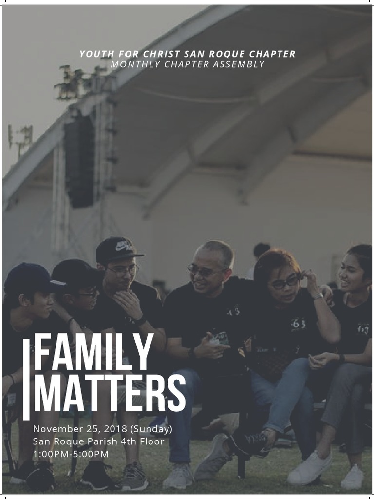 Monthly Chapter Assembly: Family Matters | PDF
