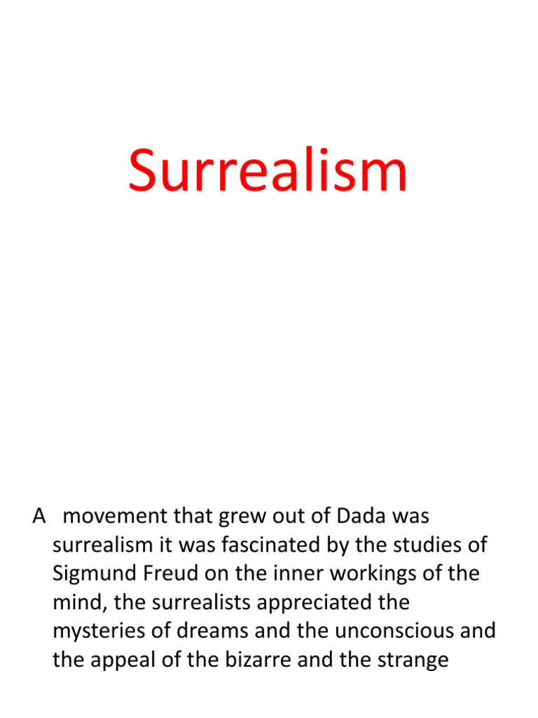 Surrealism | PDF | Surrealism | Composition (Visual Arts)