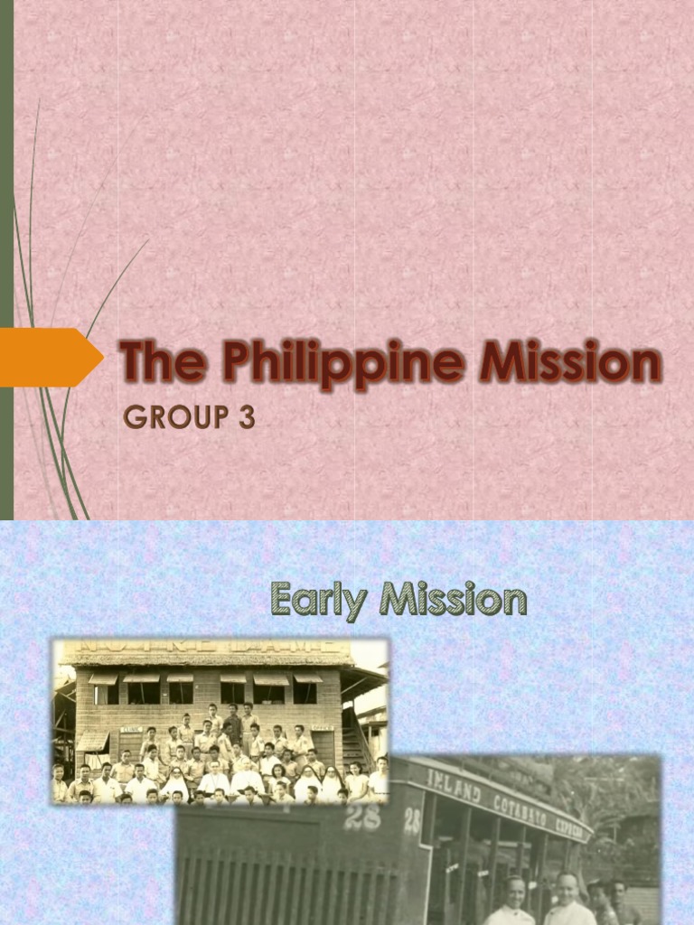 The Philippine Mission | Catholic Church