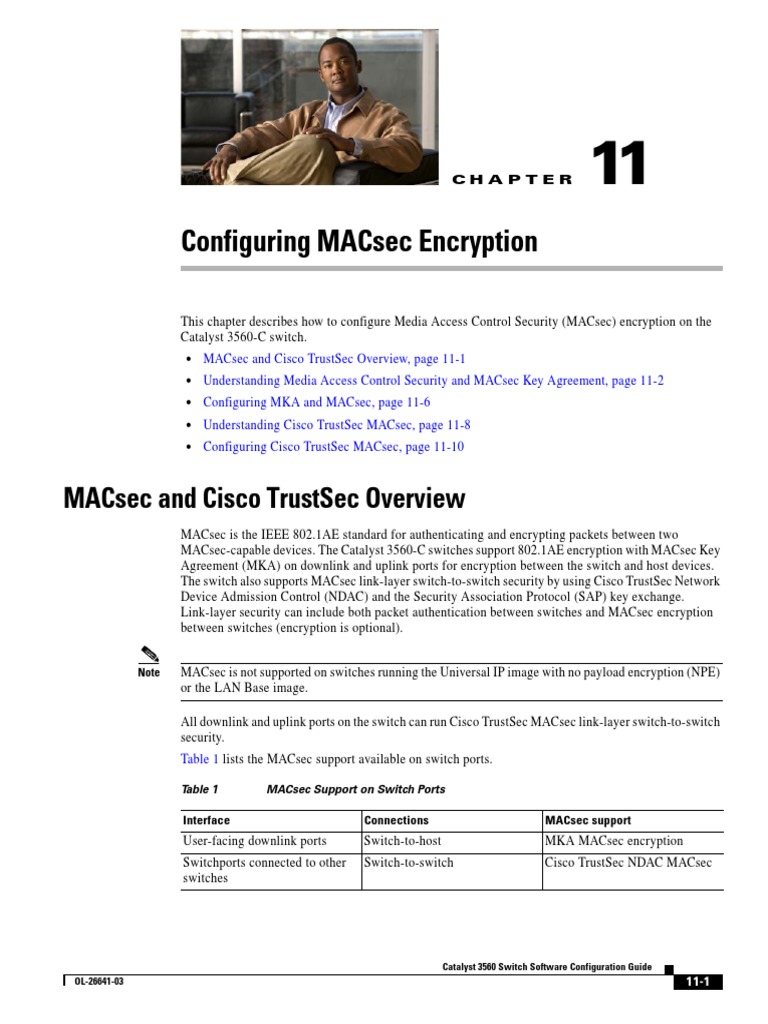 Configuring Macsec Encryption: Macsec and Cisco Trustsec Overview | PDF | Computer Network ...
