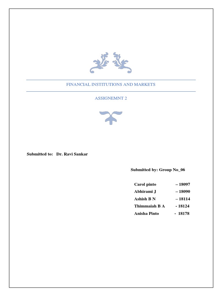 06 GRP Assignment 2 | PDF | Deposit Account | Banks