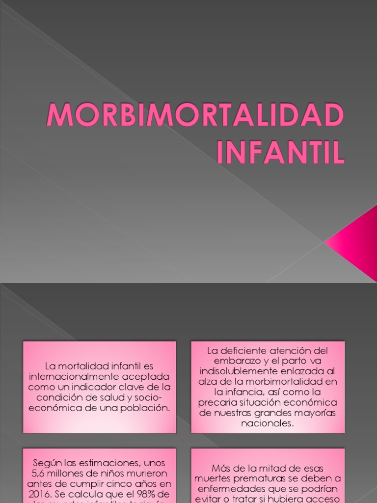 Morbimortalidad Infantil | PDF | El embarazo | Amamantamiento