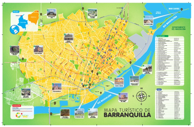 Mapa Guia Barranquilla | PDF