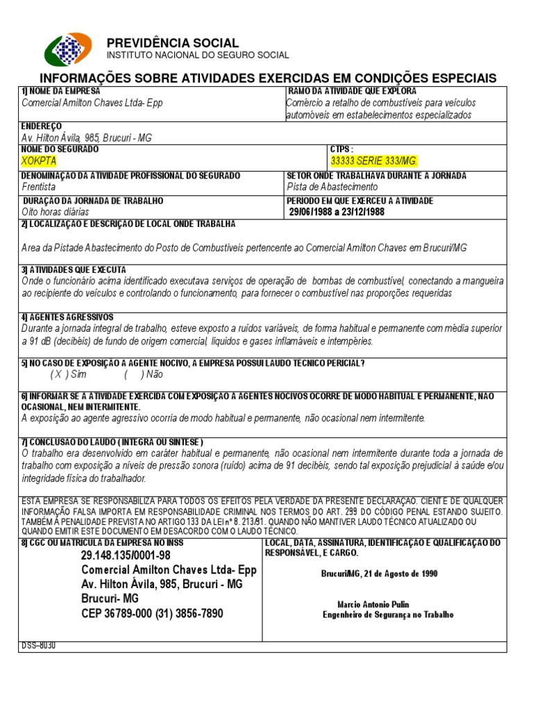 Dss 8030 - Frentista-Xpto | PDF | Natureza | Energia e recurso