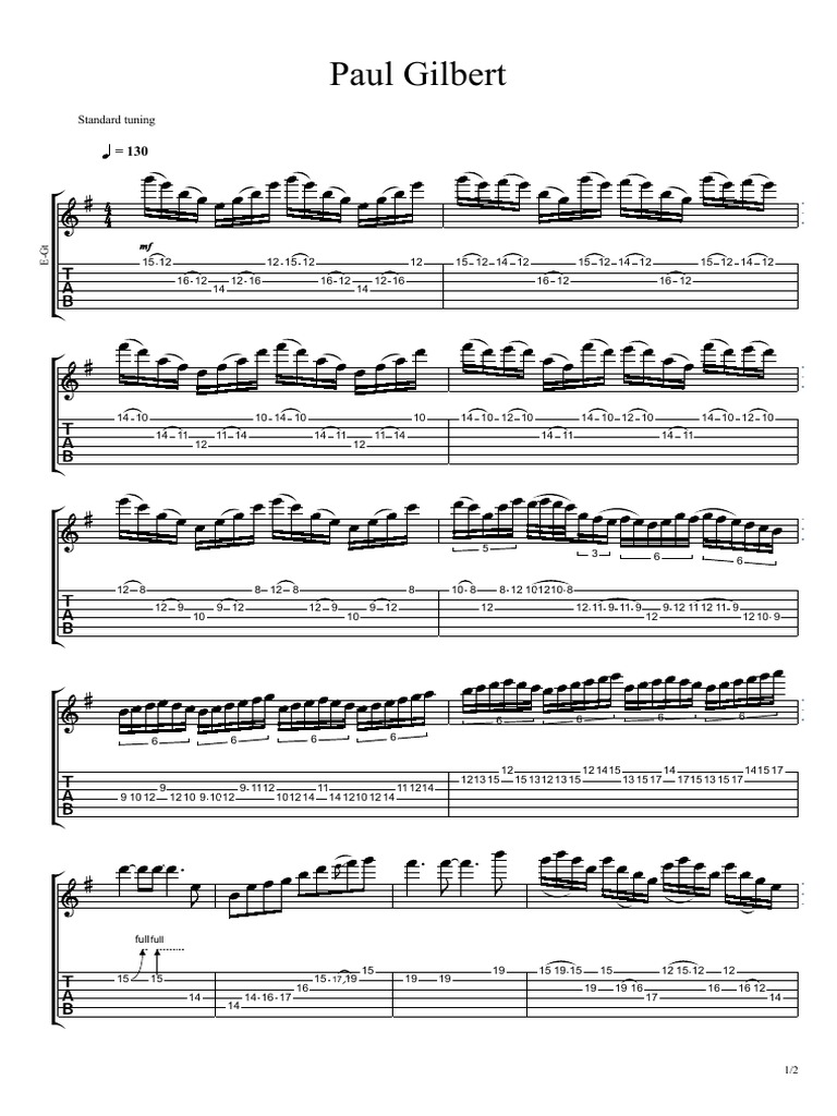 Paul Gilbert Tech Session | PDF